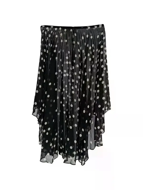 Stella McCartney Polka-dot Plissé Skirt