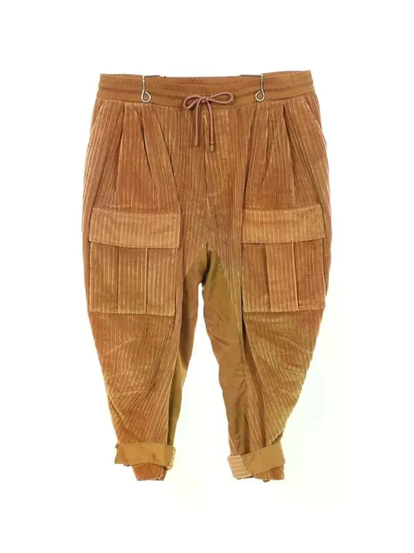 Dolce & Gabbana 2020s Corduroy Colour-block Cargo Pants