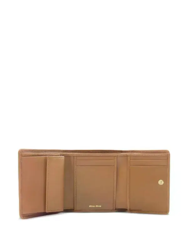 Miu Miu 2020s Matelassé Trifold Wallet