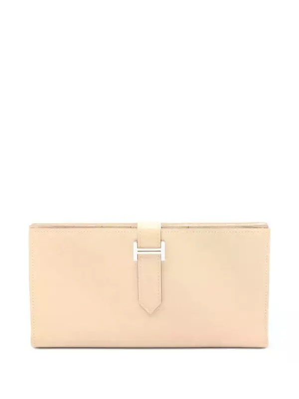 Hermès 2008 Bearn Soufflé Wallet - Neutrals