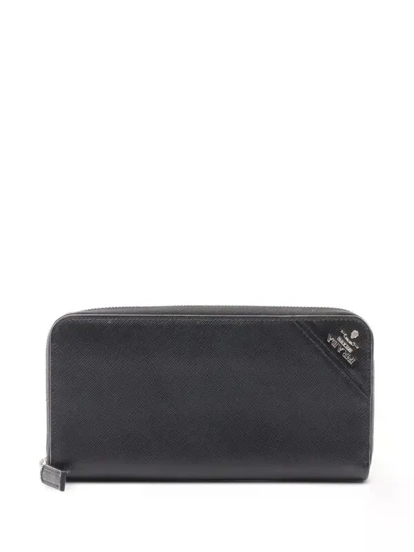 Prada 2010s Saffiano-leather Wallet - Black