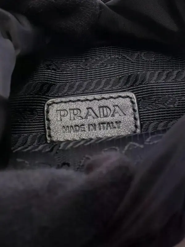 Prada 2010s Enamelled Triangle Shoulder Bag