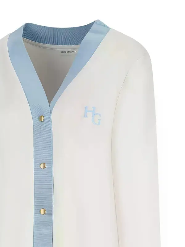 HOUSE OF GRAVITY Club Contrast-trim Cardigan