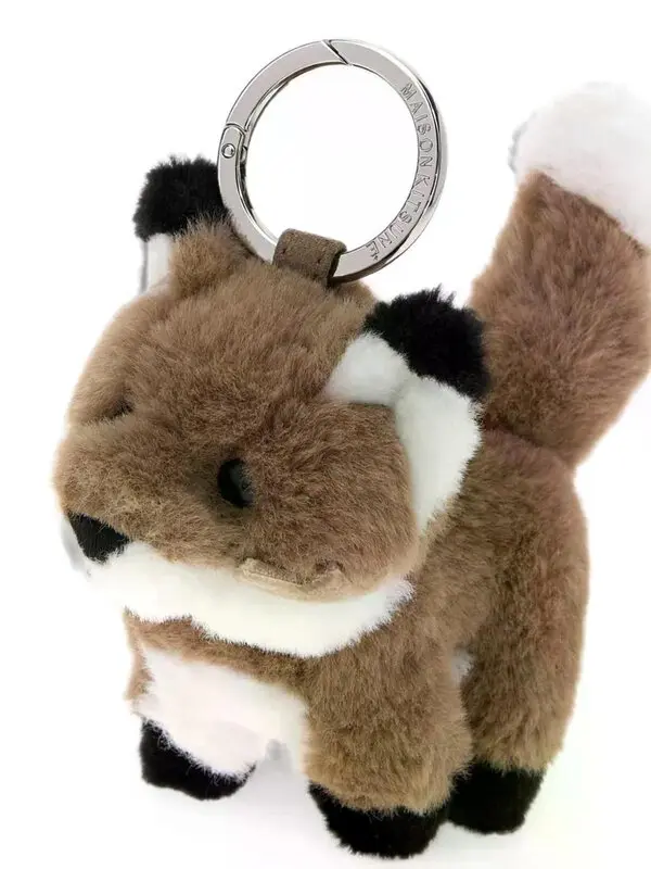 Maison Kitsuné Fox Bag Charm - Brown