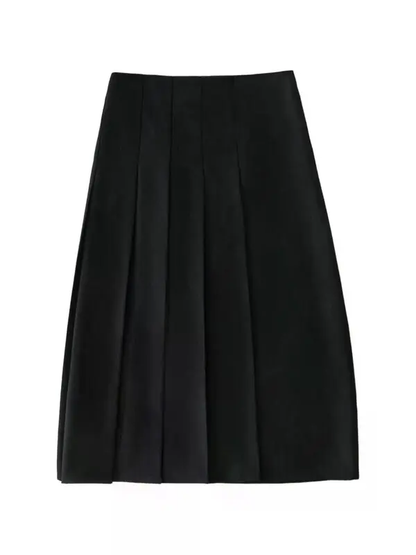 Studio Nicholson Asymmetric Pleated Skirt
