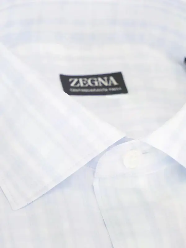 Zegna Check-pattern Twill Shirt