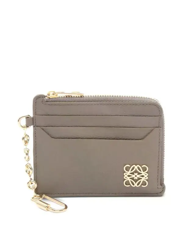 Loewe 2020s Anagram Square Coin Purse - Grey