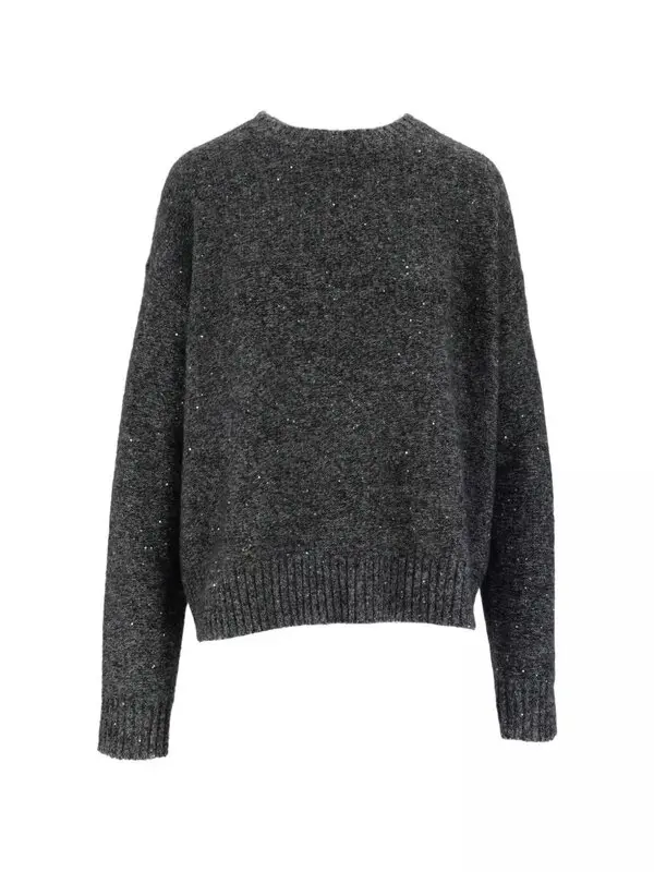 ELEH Sequin-embellished Long-sleeve Sweater