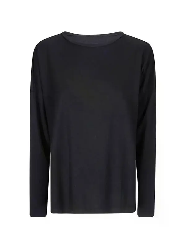 Labo.art Sandra Round-neck Long-sleeve Top - Black