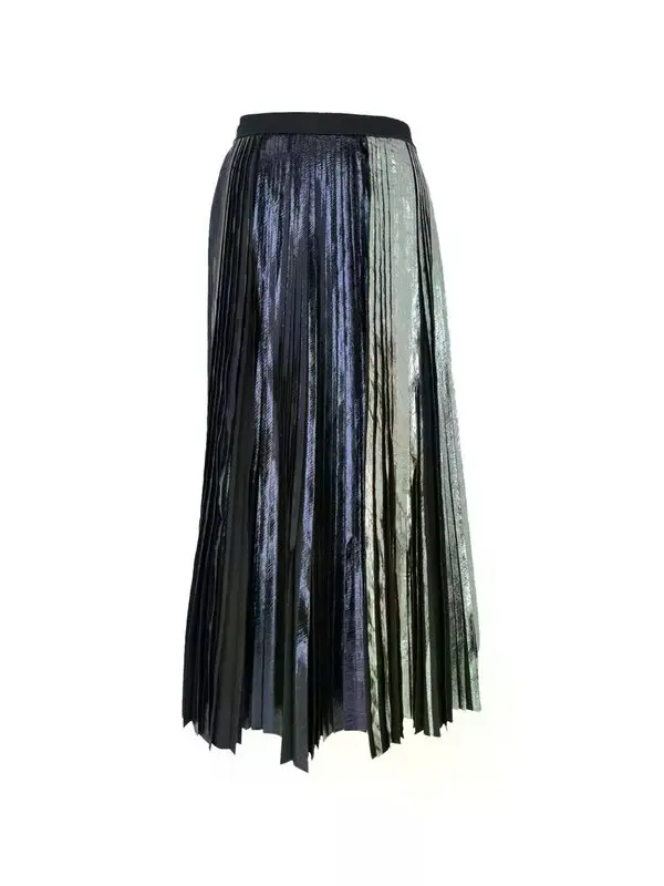Proenza Schouler Pleated Metallic Skirt