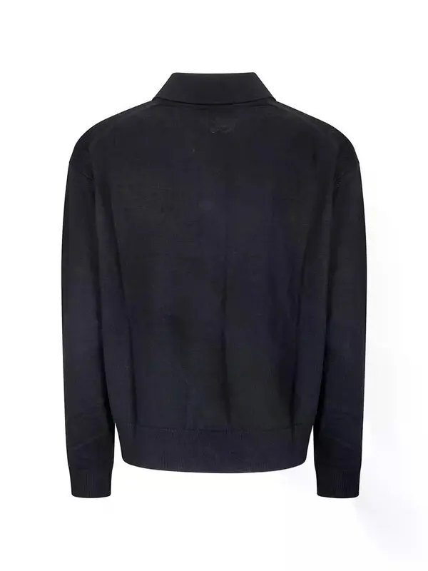 Maison Kitsuné Profile Fox Merino Polo Cardigan