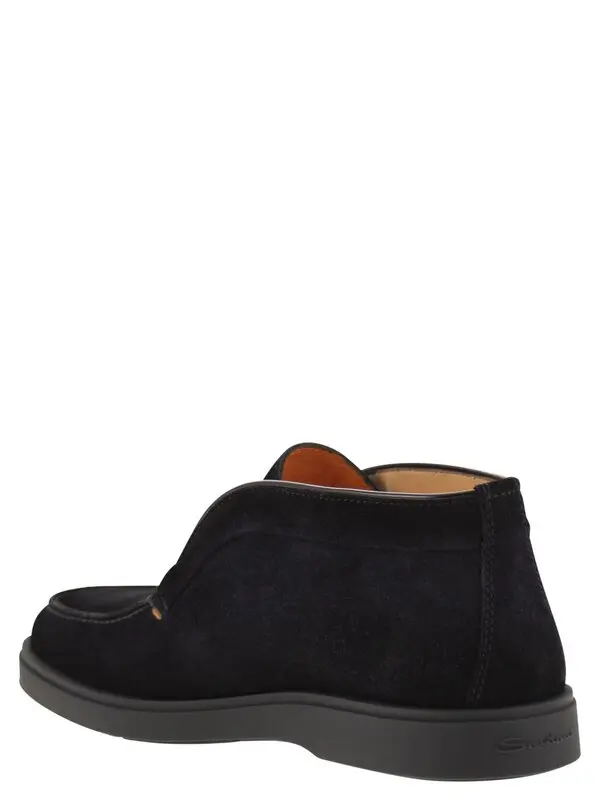 Santoni Suede Leather Desert Boot