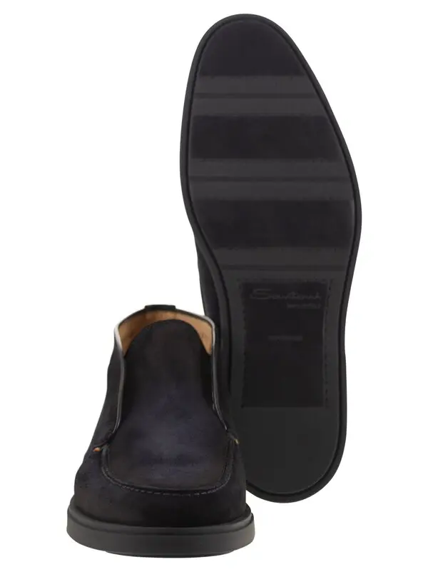 Santoni Suede Leather Desert Boot