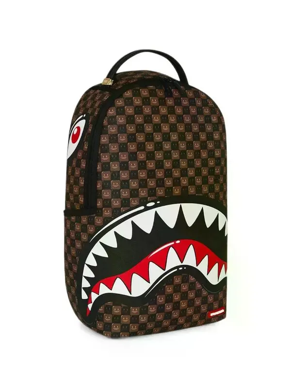 SPRAYGROUND Shark Mouth Checkered Backpack
