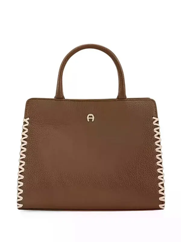 AIGNER S Cybill Whipstitch-trim Tote Bag