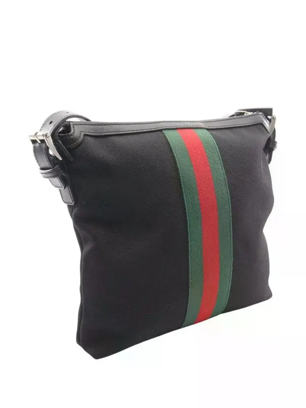 Gucci Gg Techno Canvas Web Messenger Crossbody Bag