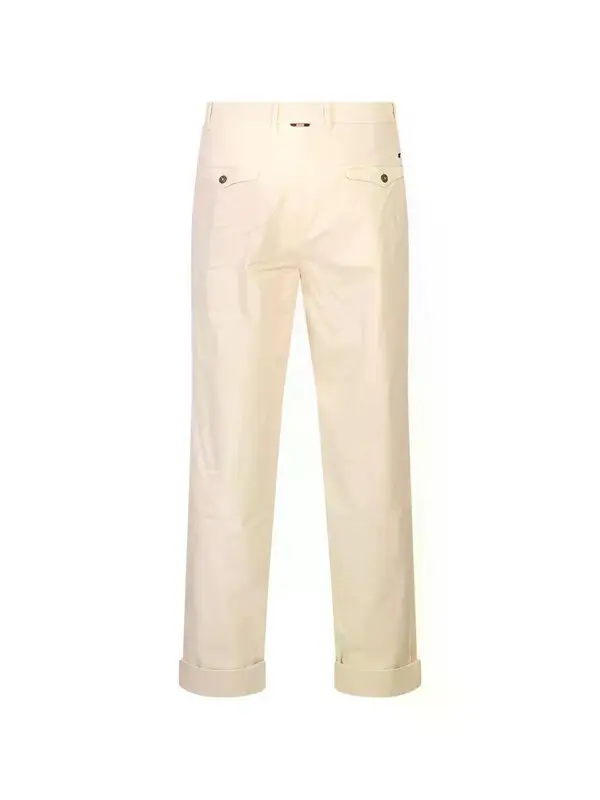 MASON'S Pinces Pleated Turn-up Trousers
