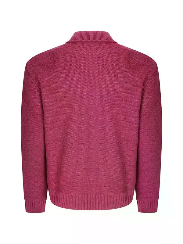 ARTE ANTWERP Logo-embroidered Zip-up Cardigan