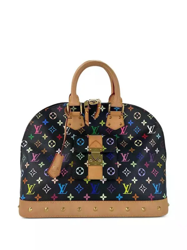LOUIS VUITTON Monogram Multicolore Alma Handbag - Black