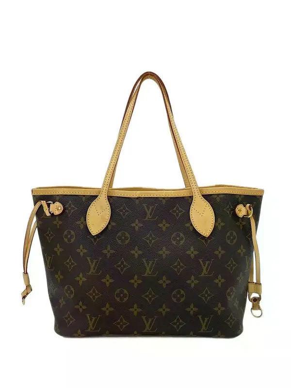 LOUIS VUITTON Monogram Canvas Neverfull Tote Bag - Brown