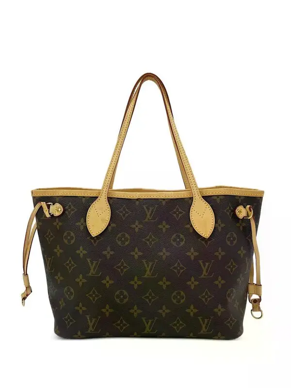 LOUIS VUITTON Monogram Canvas Neverfull Tote Bag - Brown
