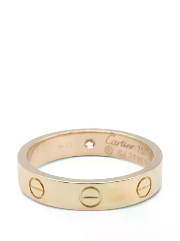 Cartier 2010s Love Diamond Ring - Gold