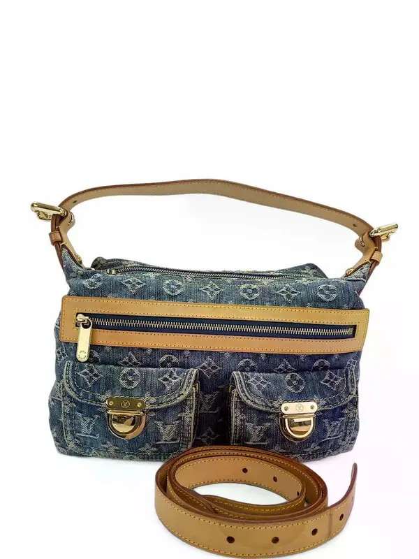 LOUIS VUITTON 2006 Monogram Denim Shoulder Bag