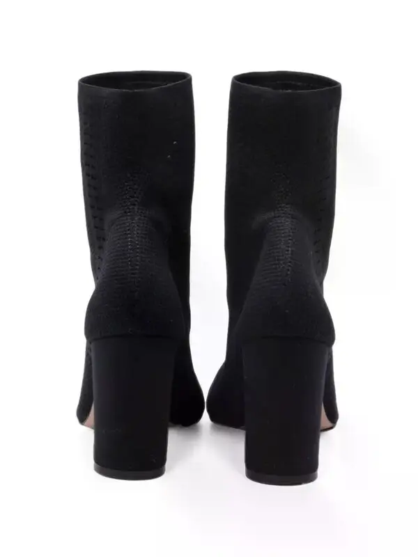 GIANVITO ROSSI Stretch-knit Ankle Boots