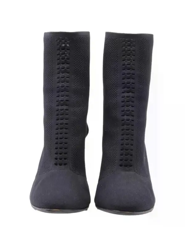 GIANVITO ROSSI Stretch-knit Ankle Boots