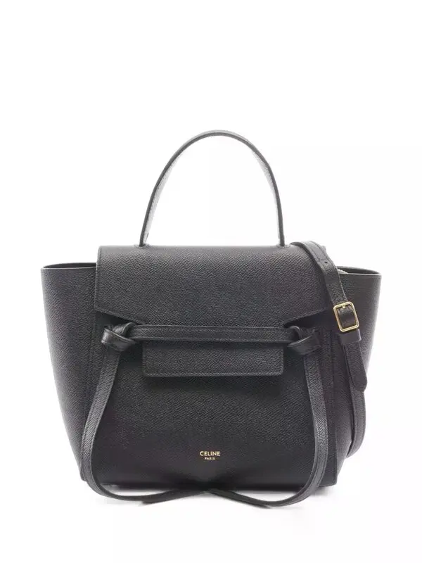 Celine Belt Nano Handbag - Black