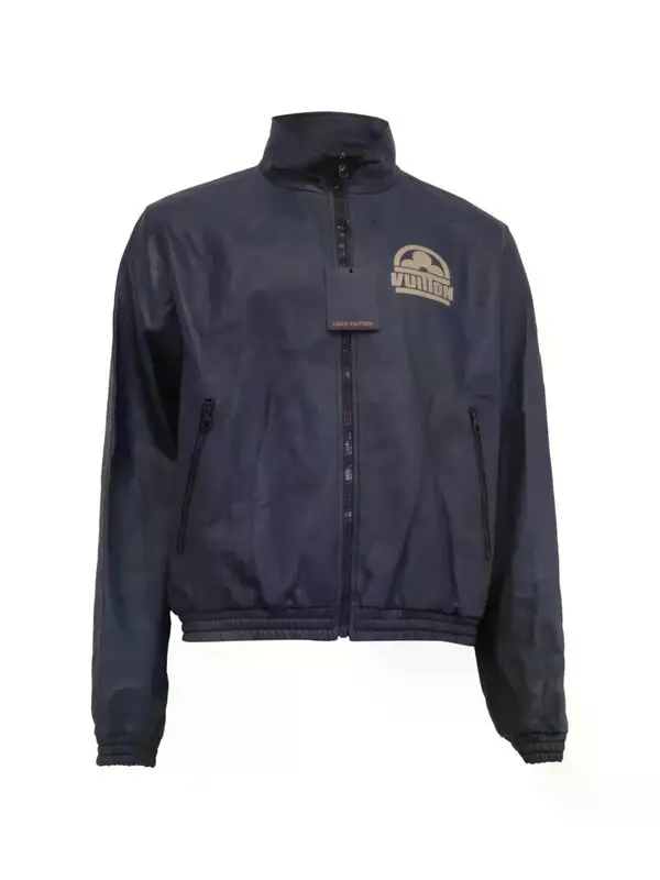 LOUIS VUITTON Monogram Reversible Bomber Jacket - Blue