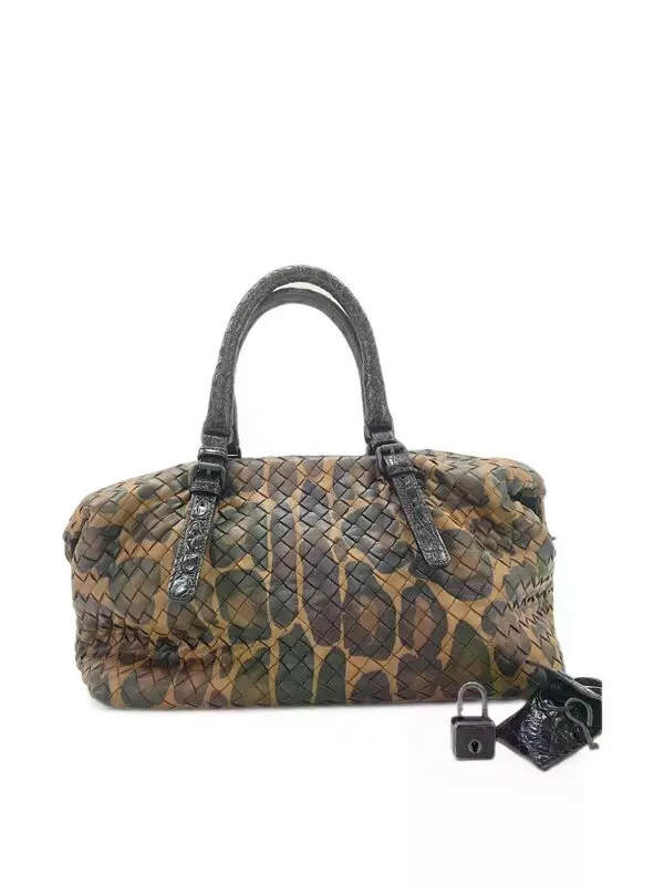 Bottega Veneta Intrecciato Leopard-print Handbag