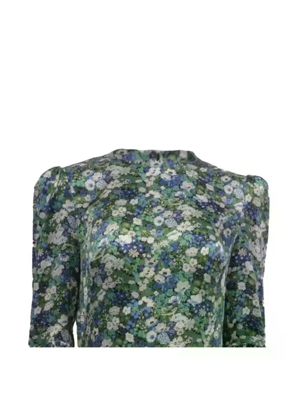 THE VAMPIRE'S WIFE Floral-print Silk Maxi Dress
