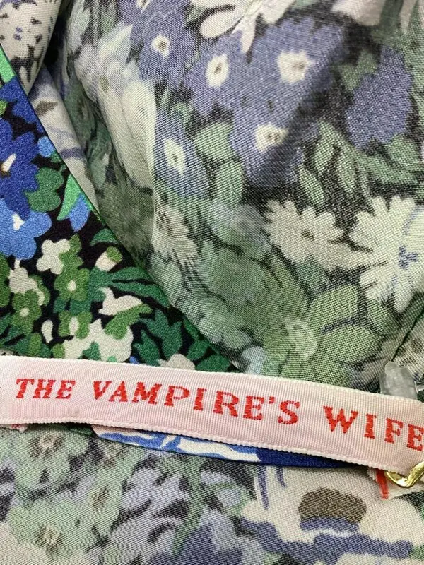 THE VAMPIRE'S WIFE Floral-print Silk Maxi Dress