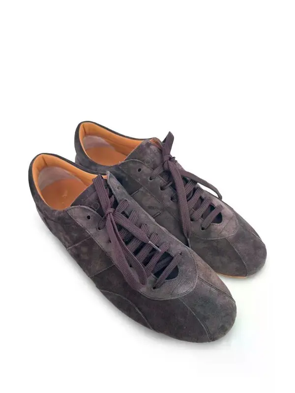 TOD'S Suede Low-top Sneakers - Brown