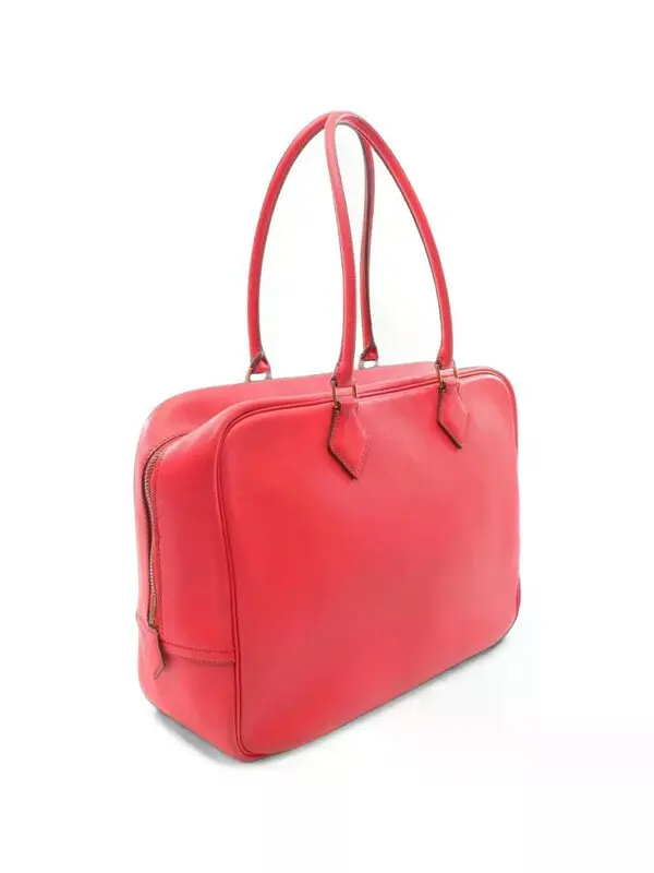 Hermès Plume Leather Tote Bag - Pink