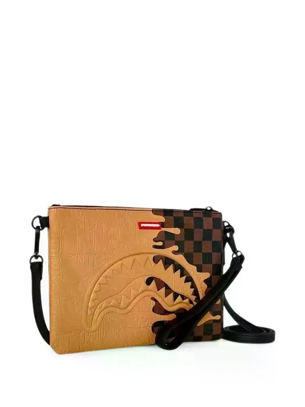 SPRAYGROUND Henny Melt Shark-motif Clutch Bag