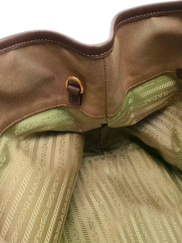 Prada Logo Jacquard Tote Bag