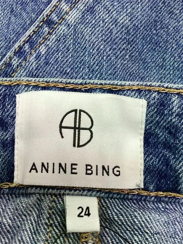 ANINE BING Connie Denim Skirt