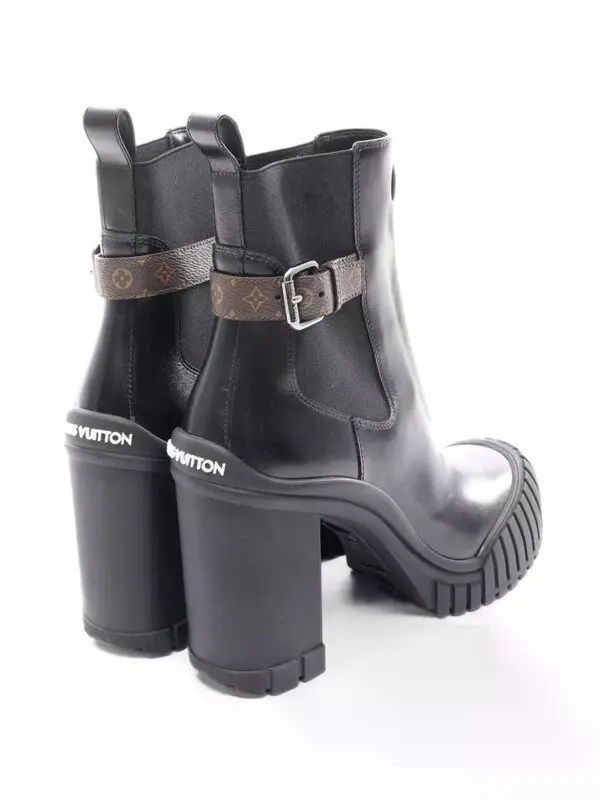 LOUIS VUITTON Ruby Monogram Ankle Boots