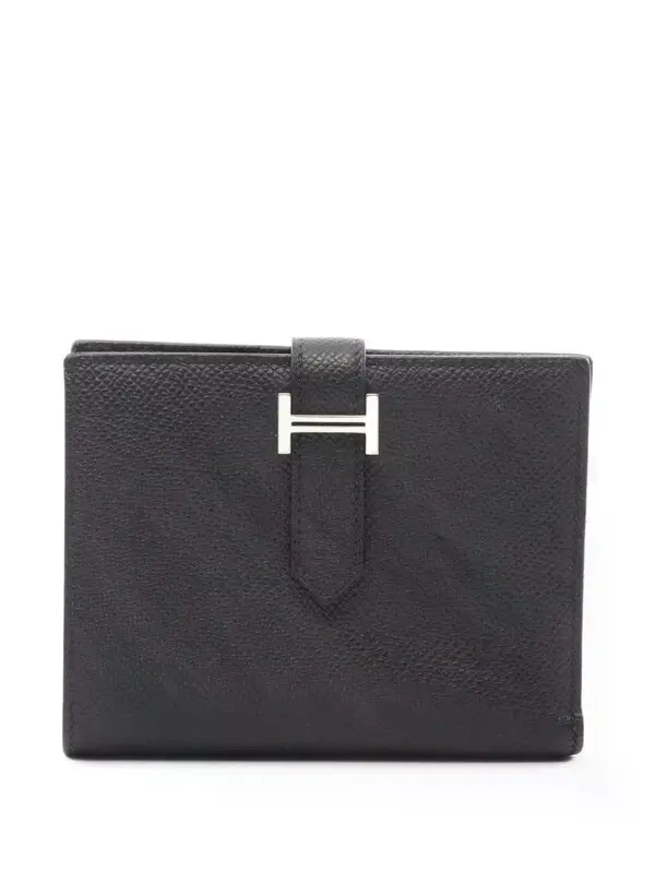 Hermès Bearn Compact Bi-fold Wallet - Black