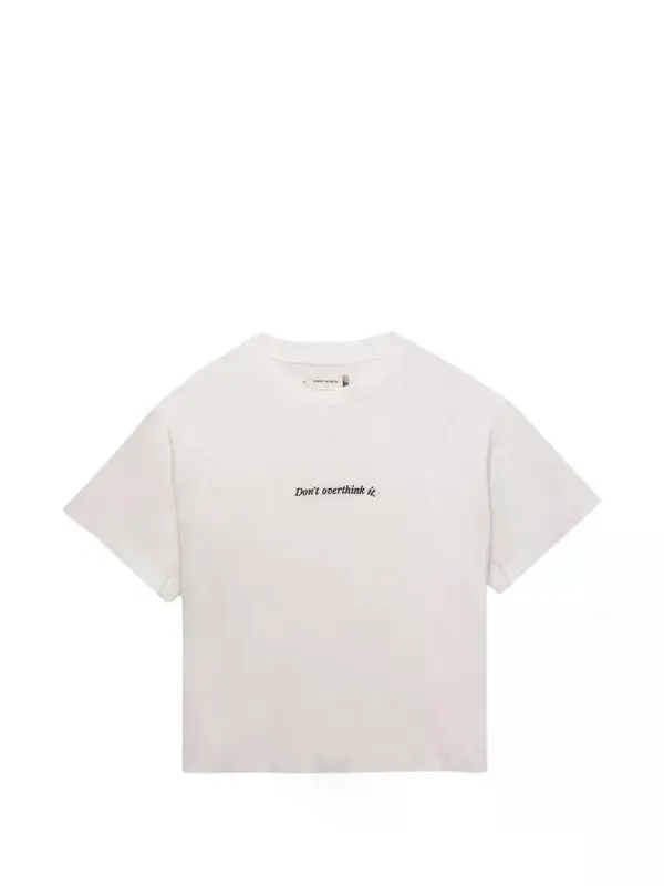 HONOR THE GIFT Slogan-print Short-sleeve T-shirt