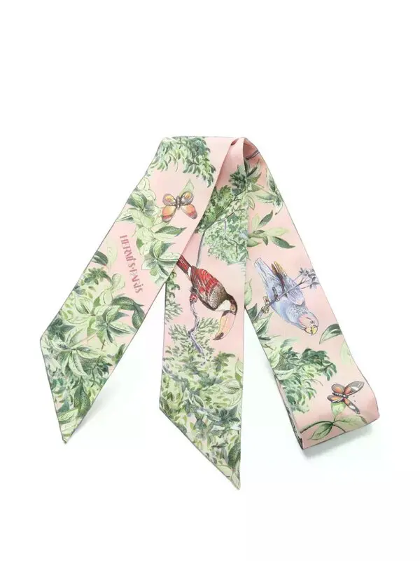 Hermès 2010s Twilly Ribbon Scarf