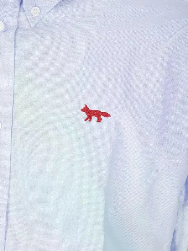 Maison Kitsuné Profile Fox Long-sleeve Shirt