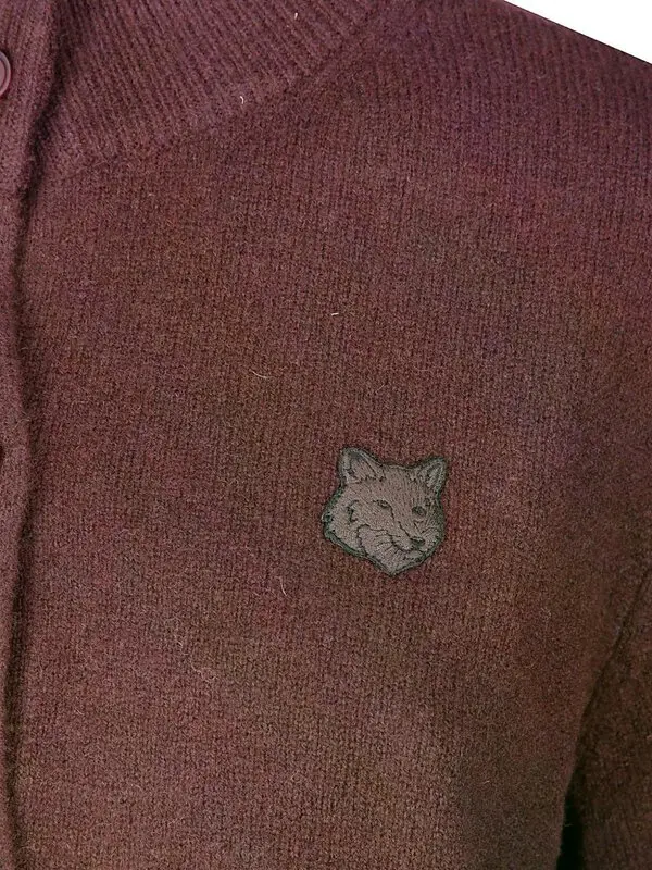 Maison Kitsuné Fox Head Boxy-cut Cardigan