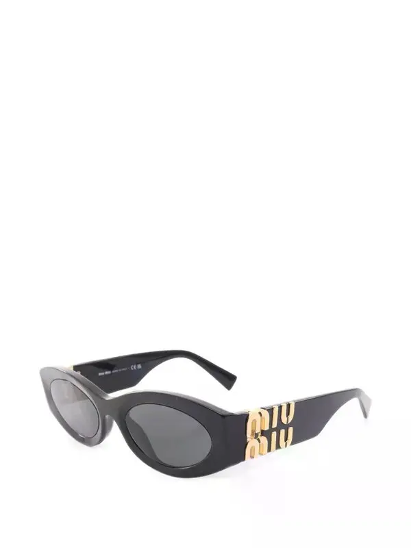 Miu Miu 2010s Glimpse Oval Sunglasses