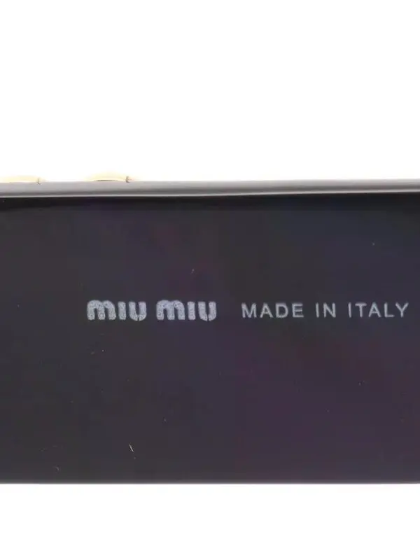 Miu Miu 2010s Glimpse Oval Sunglasses