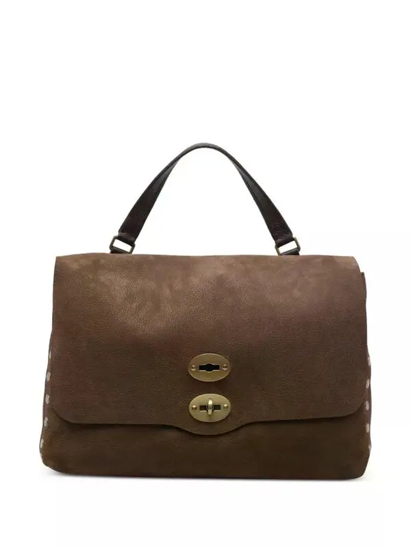 ZANELLATO Postina Jones Leather Shoulder Bag - Brown