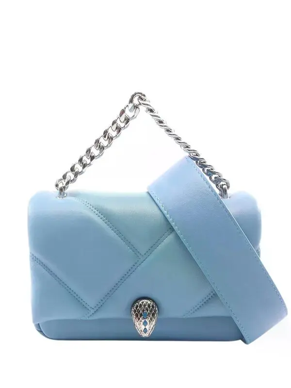 BVLGARI 2020-2026 Mini Leather Serpenti Cabochon Satchel