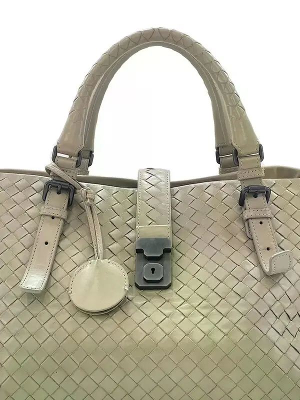 Bottega Veneta Intrecciato Lock Handbag - Neutrals